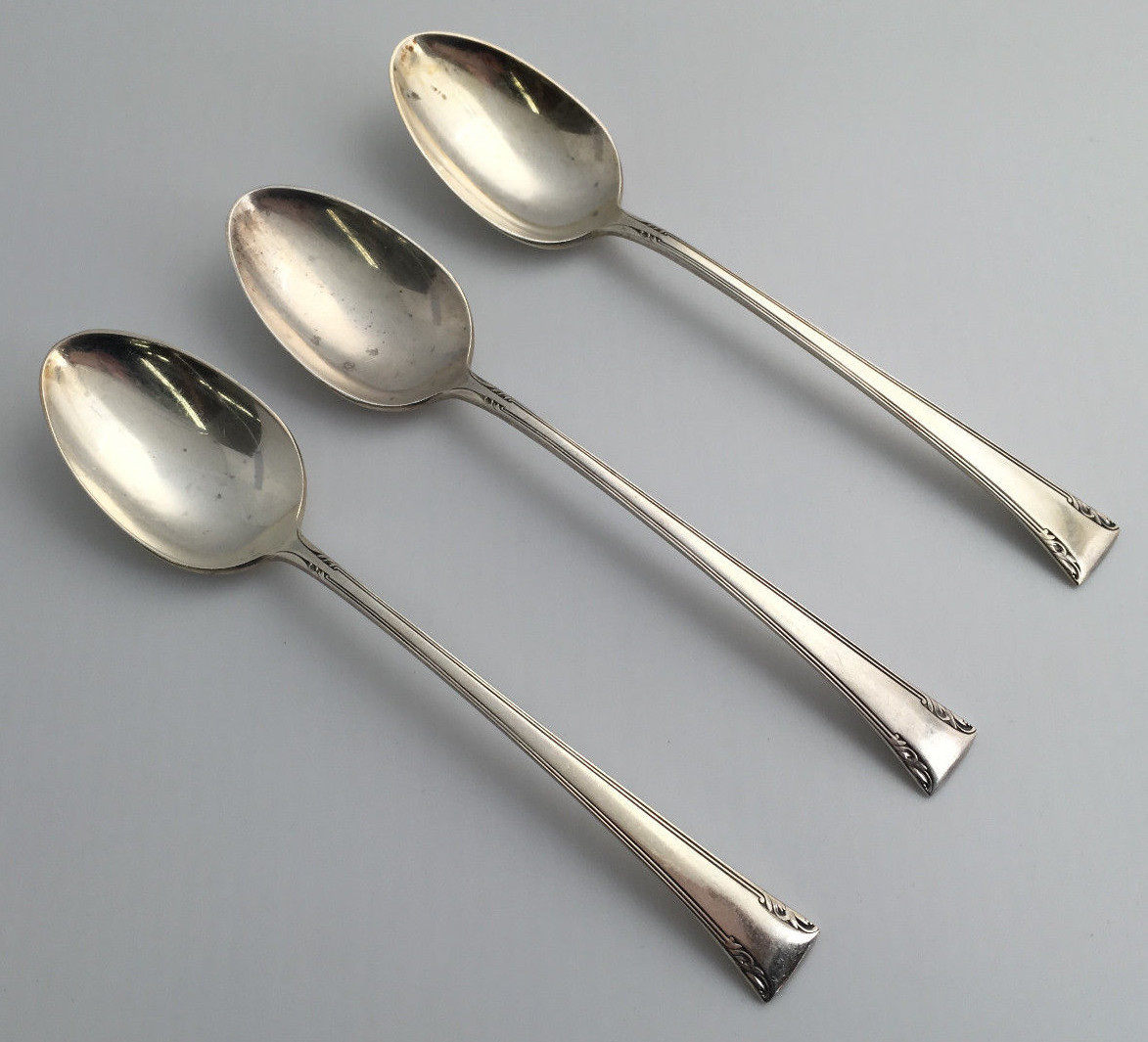 3 Serenity Teaspoons Tea Spoons Sterling International Silver IS 1940 ...