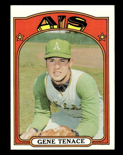 1972 Topps #189 Gene Tenace Oakland Athletics | eBay