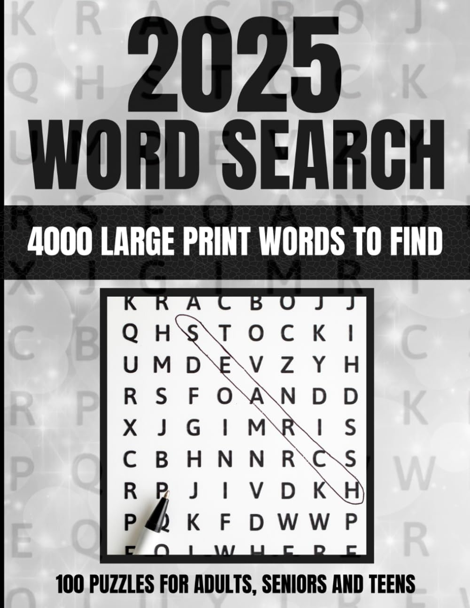 Very Large Print Word Search Word Search For Adults: 300 Extra Large