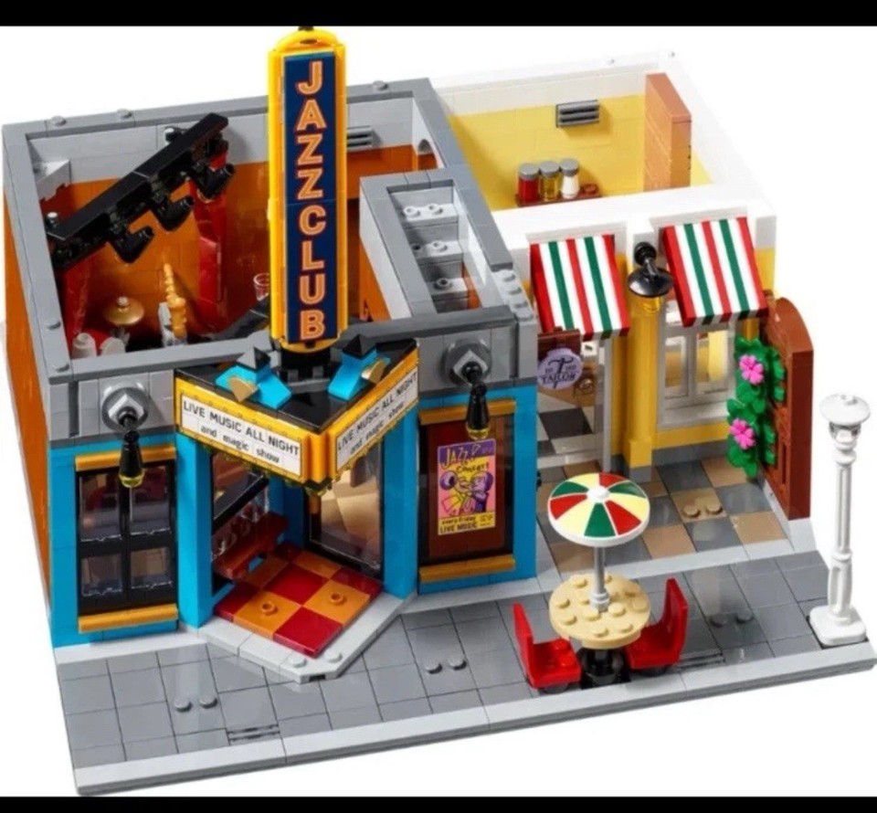 LEGO Jazz Club 10312 Icons Modular Buildings Collection 2899 Pieces ...
