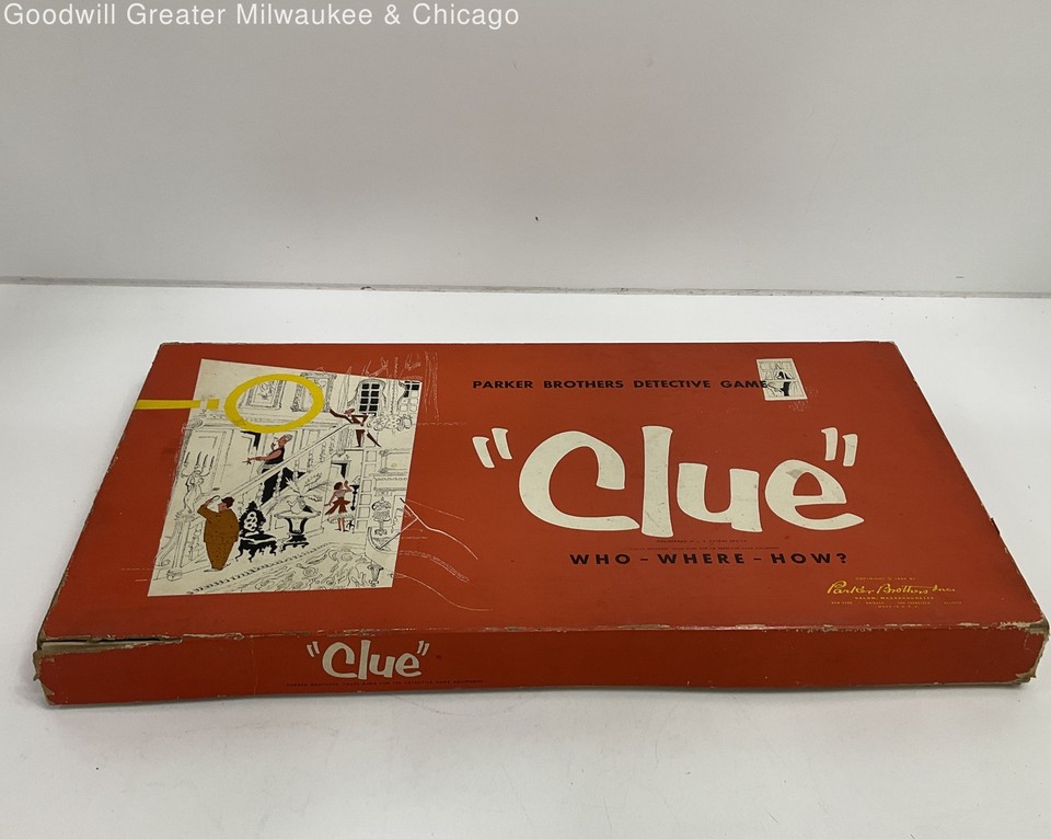 Vintage 1956 CLUE Board Game | eBay