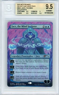 MTG Secret Lair Drop Prize Cards - Jace, The Mind Sculptor - Foil - 9.5 ...