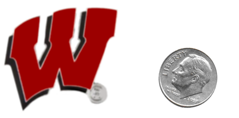 Wisconsin Badgers Pins University of Wisconsin Pins W Logo College NCAA ...