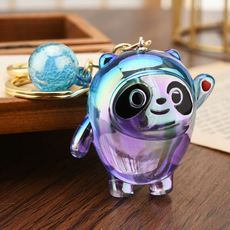 Beijing Winter Olympic Bing Dwen Dwen Keychain Panda Keyring Hanging Toy | eBay