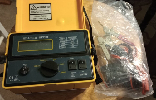 EX TECH 380460 Precision Milli OhmMeter,200m-2000 Ohms | eBay