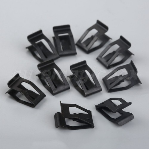 10 x Clips Auto Car Front Console Dash Dashboard Trim Metal Retainer ...