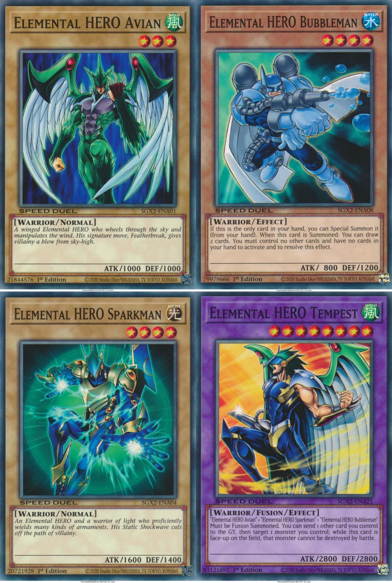 Elemental Hero Bubbleman Fusions