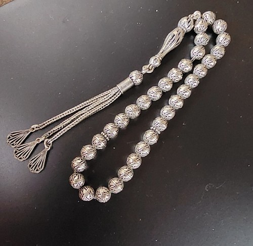 Islamic prayer beads masbaha, sterling silver mesbaha Islamic rosary (Pray2) | eBay