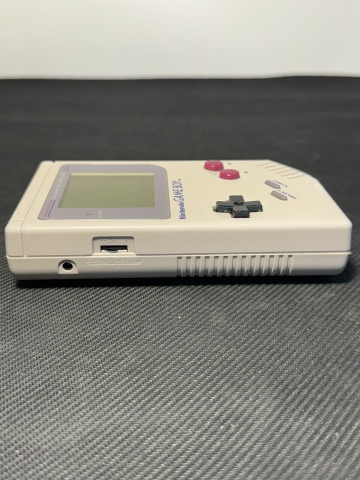 Rare Original Nintendo Gameboy Classic Gray DMG-CPU-01 With Red Sticker ...