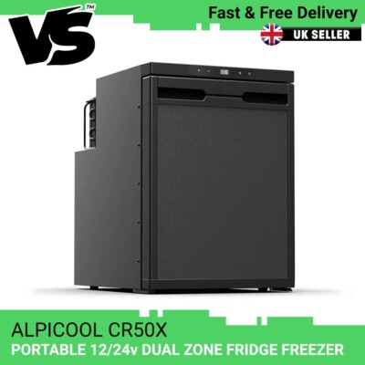 Alpicool CR50X 50L 12V - LG Compressor - Fridge Freezer Camper Van ...