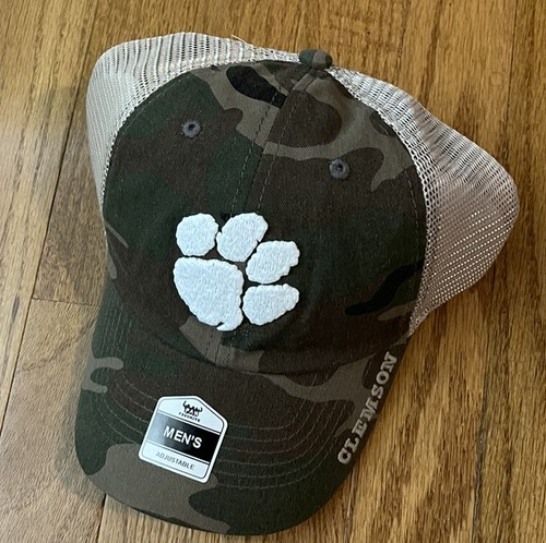 Men's Clemson Tigers Fan Favorite Camo Snapback Trucker Hat Cap NWT | eBay