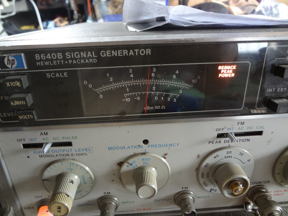 HP 8640B Signal Generator AS IS | eBay