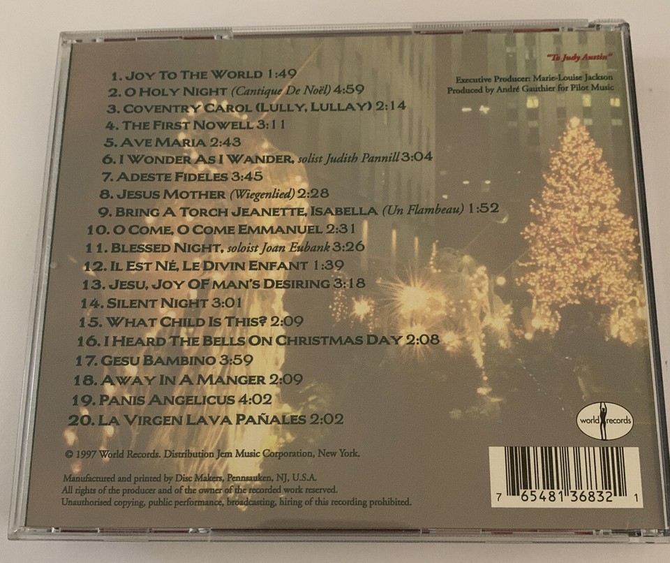 Minuit Chretiens - Christmas on Fifth Avenue CD | eBay