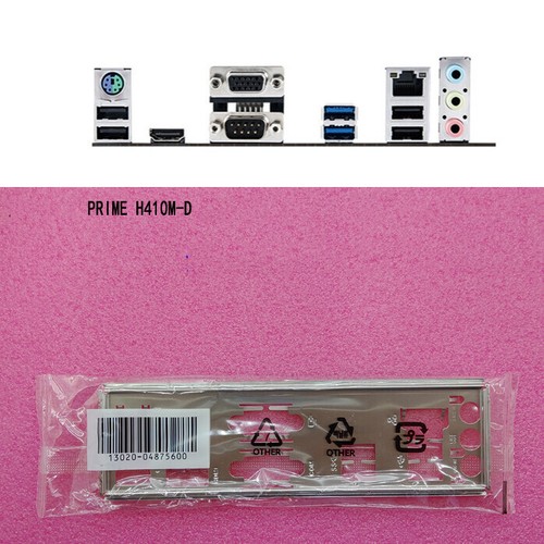1PCS H410M-D FOR IO I/O Back Plate BackPlate #W2 | eBay.de