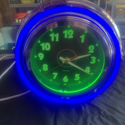 Vintage Lumichron 12D Neon Wall Clock 2001 12 Inch Diameter | eBay