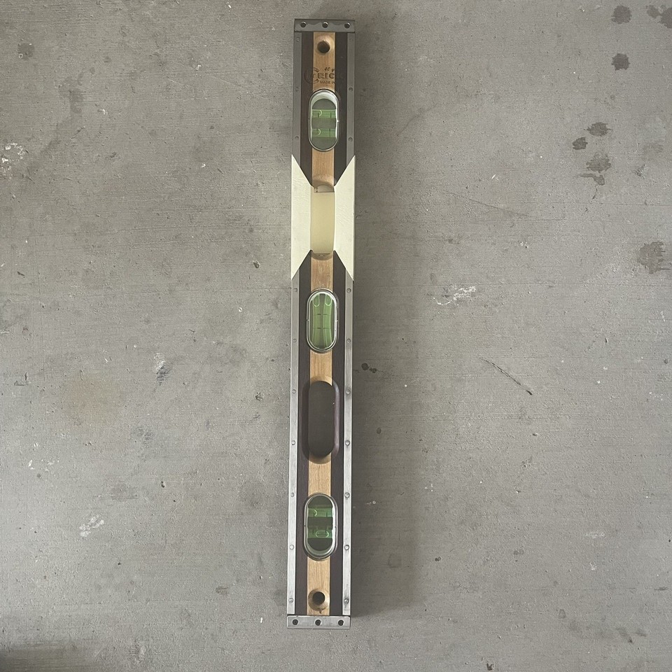 Crick Tool 24” Inches Crick Wood Level With Green Vial — New | eBay