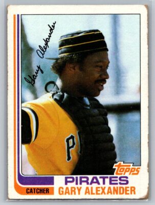 1982 Topps #11 Gary Alexander PIRATES | eBay