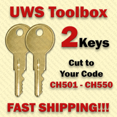 UWS Toolbox Key / (2) TWO KEYS / Select your code CH501 - CH550 | eBay