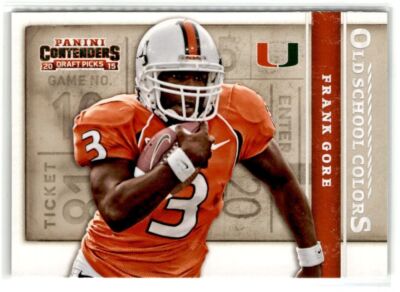Frank Gore 2015 Panini Contenders Draft Picks Old School Colors #21 | eBay