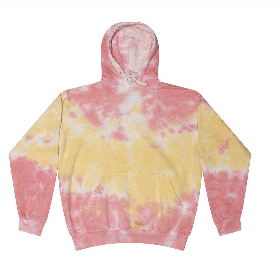 Tie Dye Multi-Color Hoodies, Adult & Kids 80% Cotton, L/S, Pockets No ...