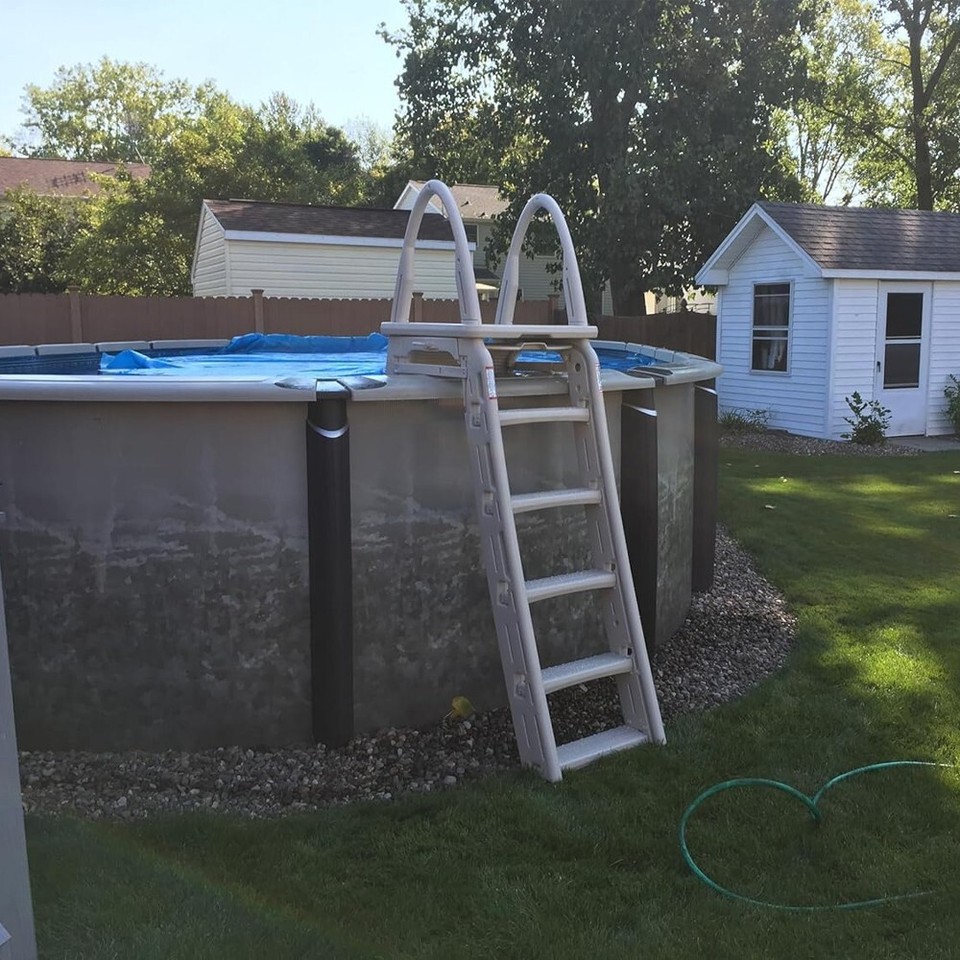 Confer Plastics 7200 Roll Guard A-Frame Above Ground Swimming Pool ...