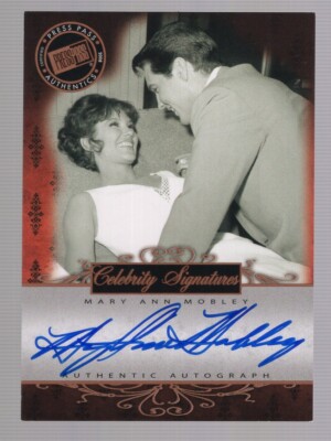 MARY ANN MOBLEY 2008 PRESS PASS ELVIS BY THE NUMBERS CELEBRITY ...