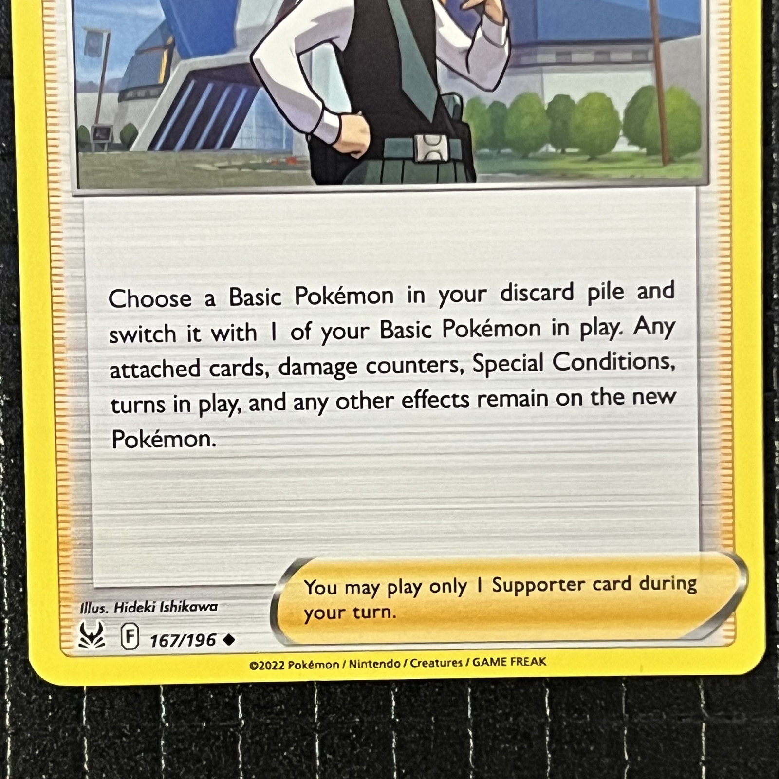 Thorton #167/196 Lost Origin Pokemon Supporter Card | eBay