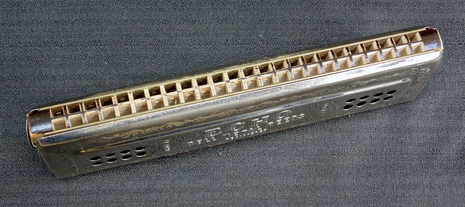 Vintage M. Hohner Echo Bell Metal Reeds Harmonica Made In Germany | eBay