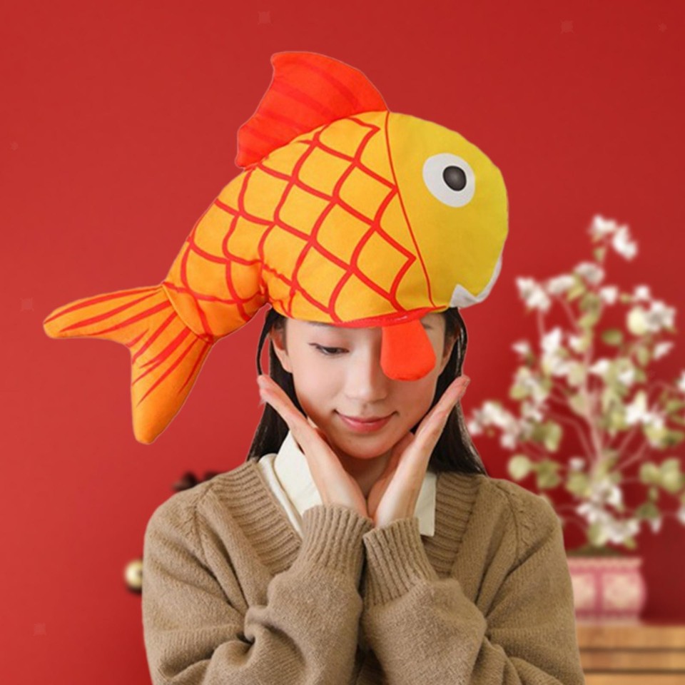 Koi Fish Hat DIY Crafts Handcraft Ornament Fancy Dress up for Birthday ...