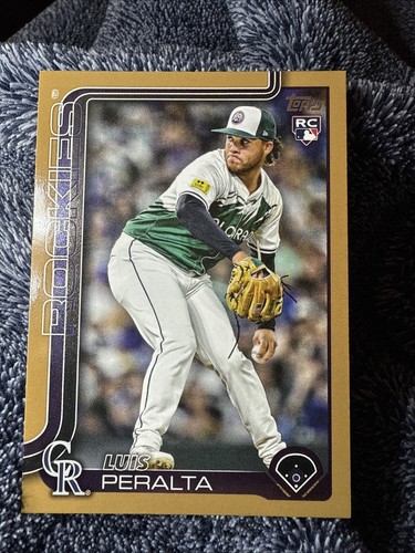 2025 Topps Series 2 #526 Luis Peralta Gold Border Parallel/2025 Rookie Card | eBay