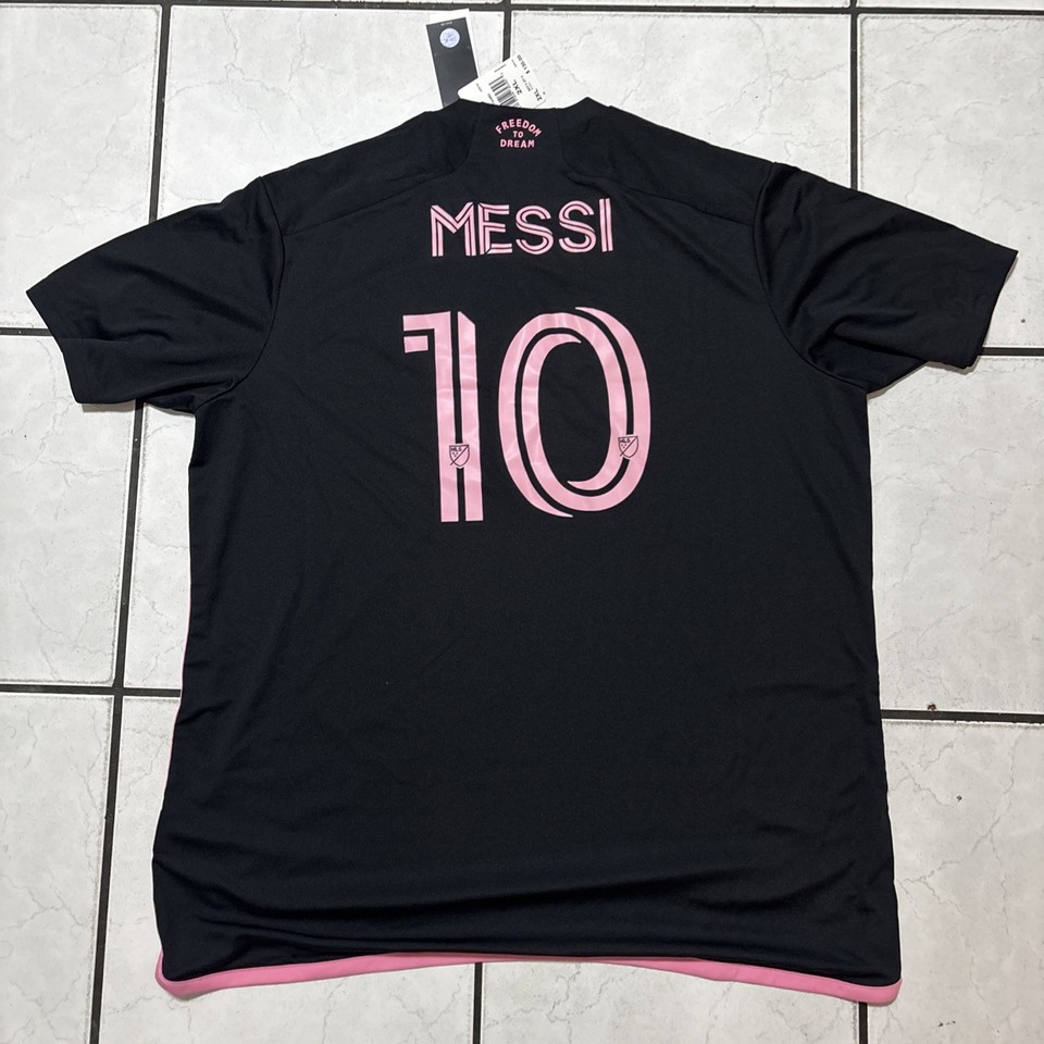 Adidas 23/24 Inter Miami CF Away Lionel Messi Authentic Jersey Size 2XL ...