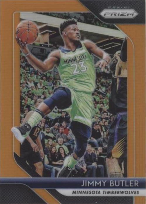 2018-19 Panini Prizm - Jimmy Butler #67 Orange Prizm /49 for sale ...