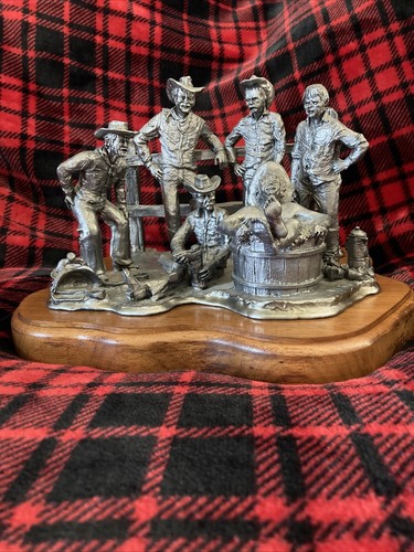 Michael Ricker pewter Art figurine sculpture Cowboy collection | eBay