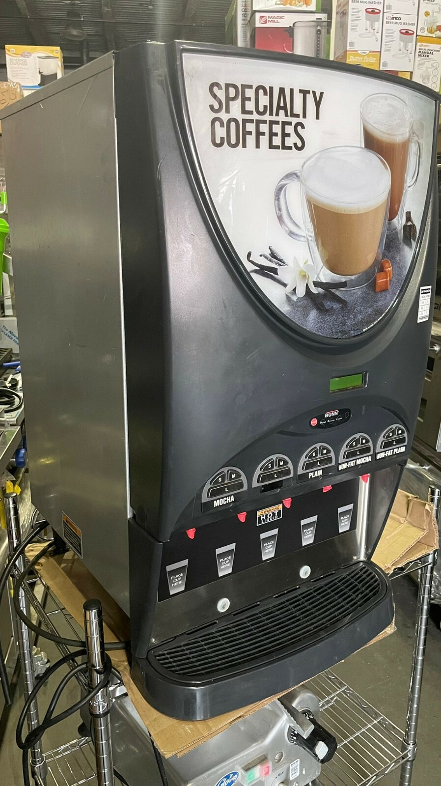 Bunn iMIX-5 iMIX-5 Infusion Hot Drink Dispenser,5 Hoppers,Black Finish ...