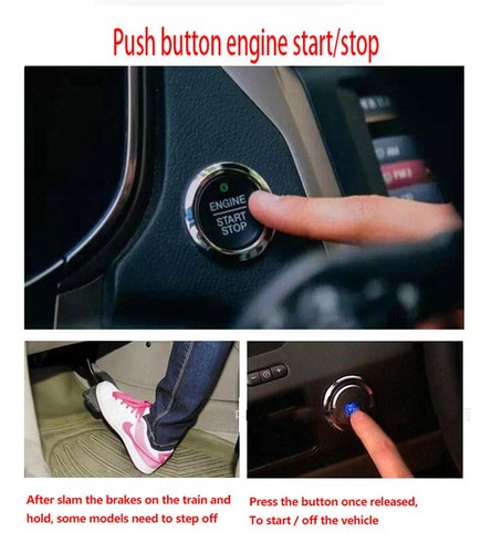 Keyless Entry Ignition Engine Car Alarm Security System Push Button ...