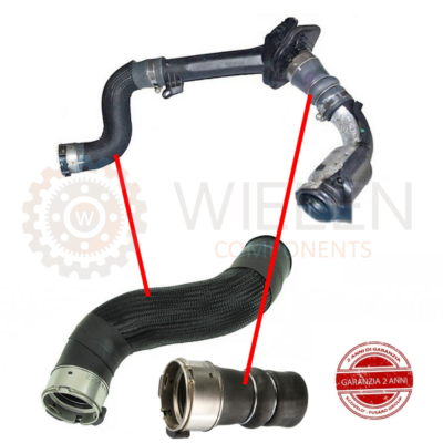 Sleeves intercooler turbo air hose Renault Fluence megane 1.5 dci ...
