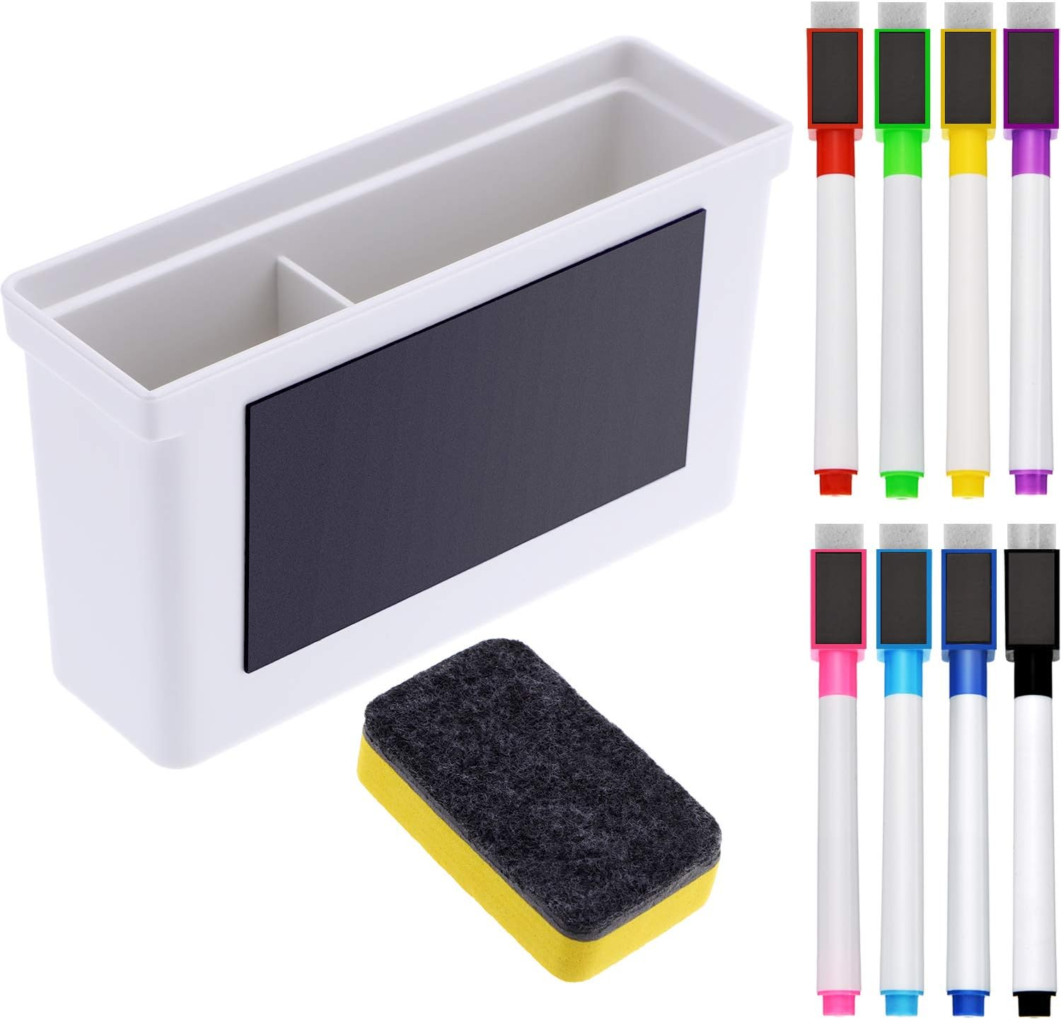 Whiteboard Dry Magnetic Plastic Holder, 8 Pieces Colorful Magnetic ...