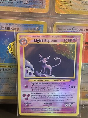 Light Espeon Goddess Story Girl Anime Waifu Holofoil Card | eBay