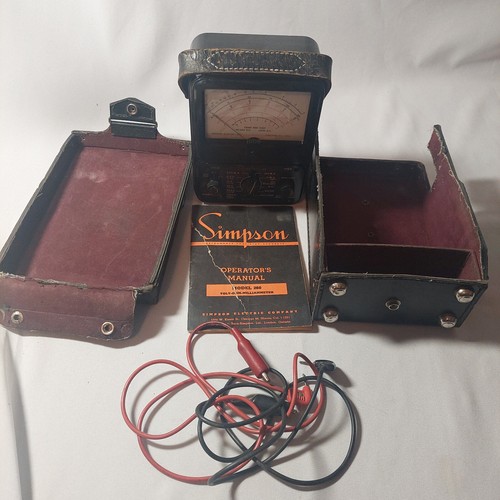 VTG Simpson 260 Volt Ohm Milliammeter VOM Multi-Meter Bakelite W ...
