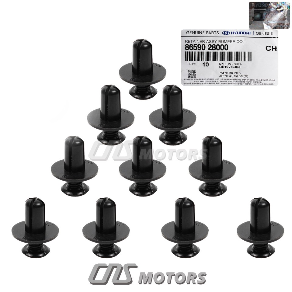 ⭐GENUINE⭐ Fender Liner Retainers 10PCS for 1995-2024 Hyundai Kia ...