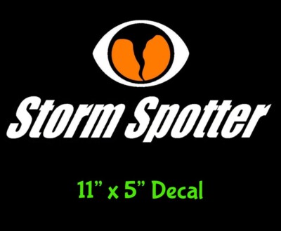 11" Storm Spotter Decal - Features the SkyWarn logo Car Truck Windows ...