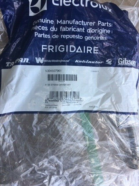 Frigidaire - 5304507961 - 5' Stainless Steel Steam Dryer Kit (NEW) | eBay