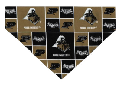 PURDUE UNIVERSITY Dog Bandana PURDUE BOILERMAKERS Pet Scarf ***Made in ...