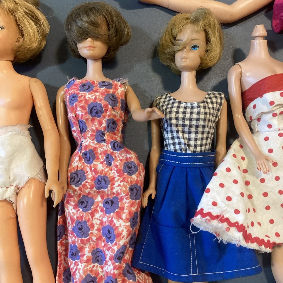 Lot of vintage barbie, and mattel dolls from early 1960's ? original | eBay