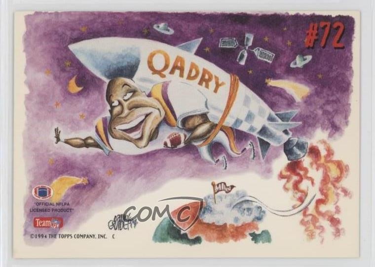 1994 Topps Stadium Club Super Bowl XXIX Embossing Qadry Ismail #72 0l2q ...