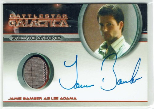 Battlestar Galactica Season 4 Costume Autograph Jamie Bamber Lee ...