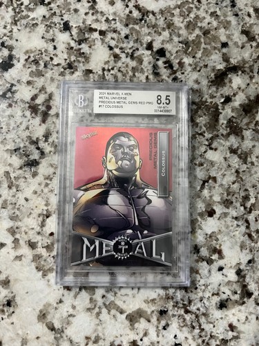 2021 Marvel X-Men Metal Universe Colossus red PMG Precious Metal Gems ...
