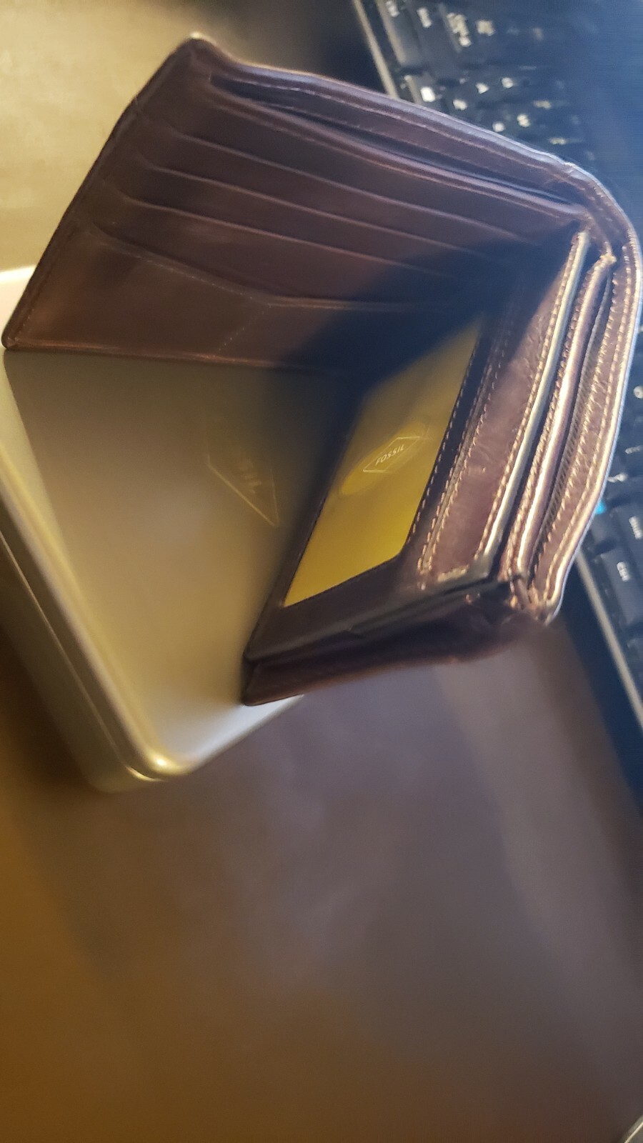 Fossil Men's RFID Flip ID Bifold Wallet - Gem