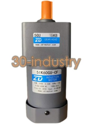 1PCS New For 5IK60GU-CF 5GU 3/3.6/5/6/7.5/9/10/12.5KB Reducer Motor ...