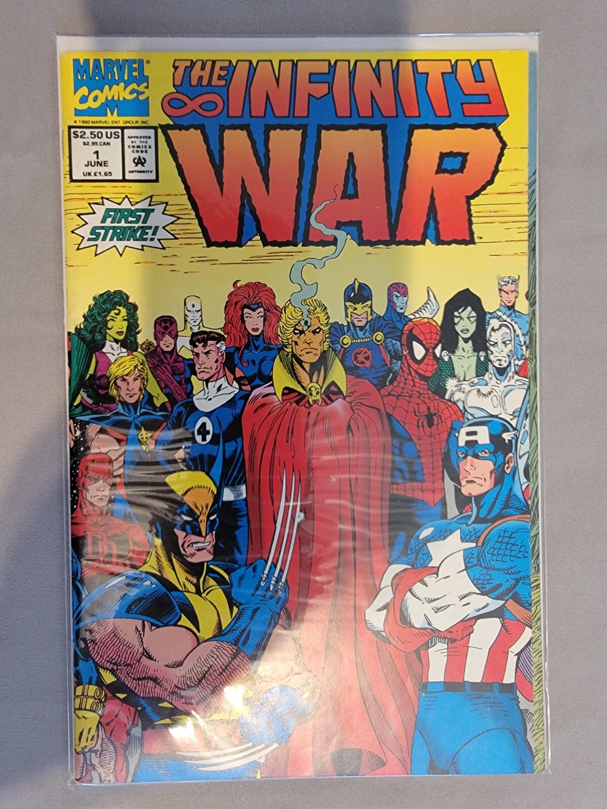 Marvel Infinity War #1, Gatefold, Wraparound, 1992, Single Issue, First ...